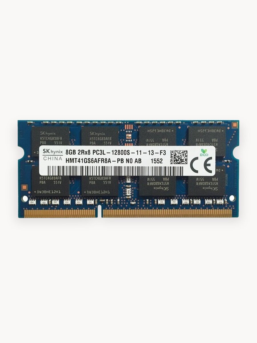 Оперативная память DDR3L 8Gb 1600 Mhz SK Hynix HMT41GS6AFR8A-PB So-Dimm PC3L-12800