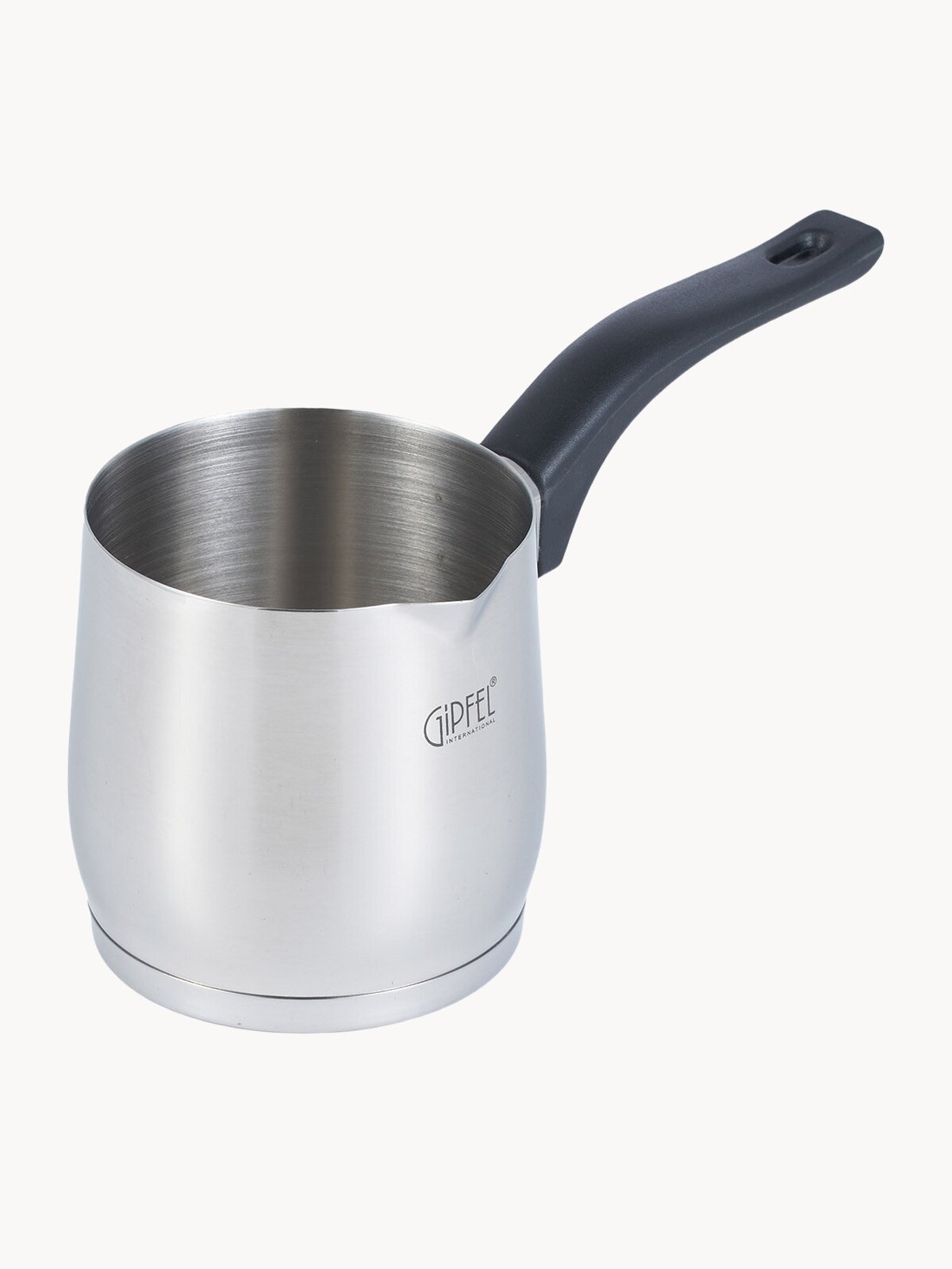 Турка Gipfel Maree 5581, 580 мл, нержавеющая сталь, стальной/черный цвет