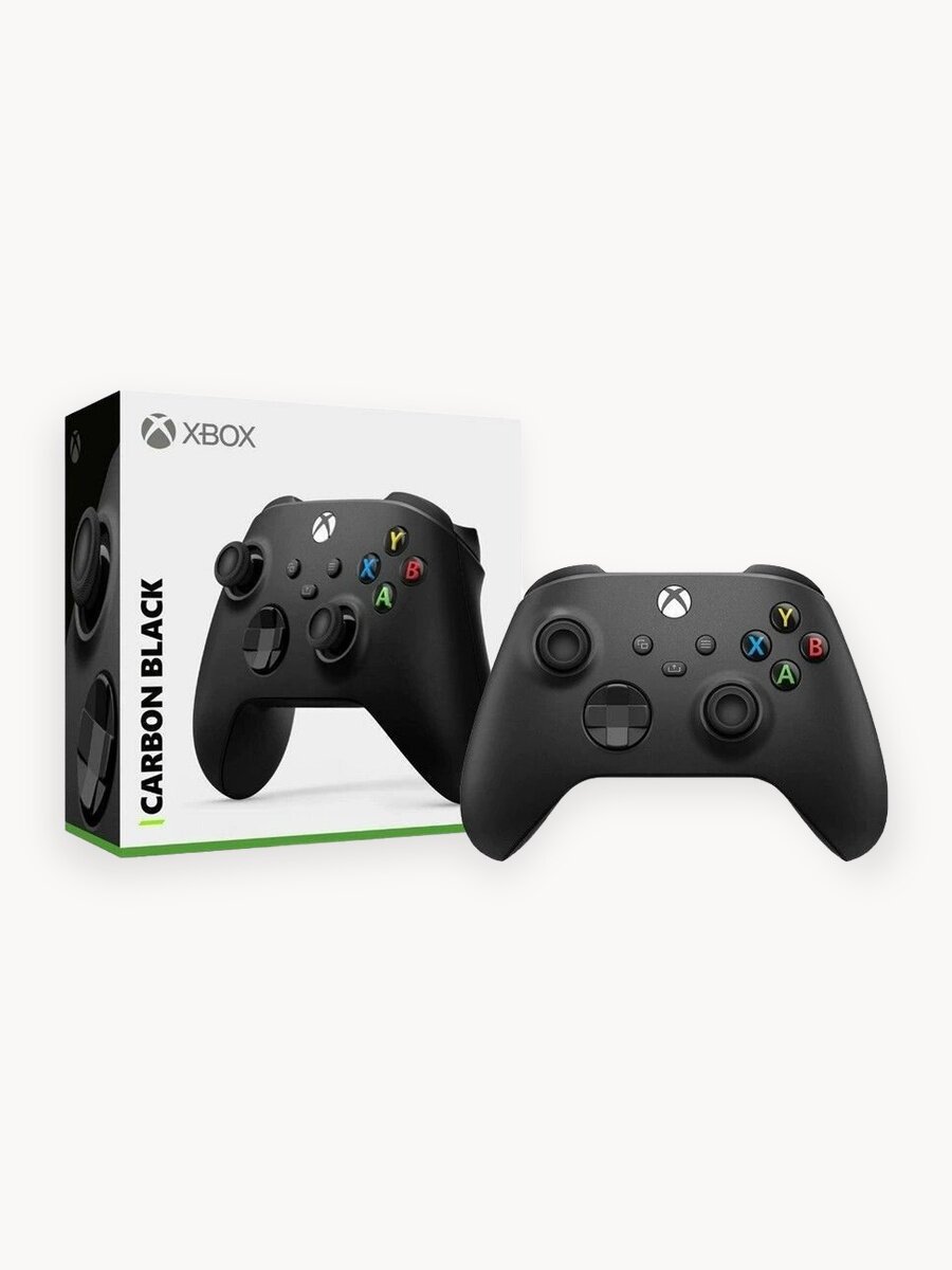 Геймпад Microsoft Xbox Series Wireless Controller, Bluetooth, Черный+батарейка