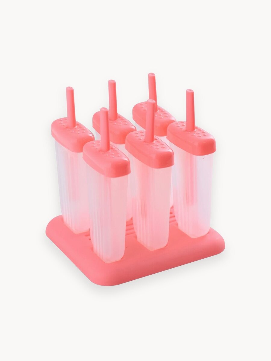 Формы для мороженого "Айс" - 6 штук в наборе. Изготовлено из пластмассы (полипропилен).