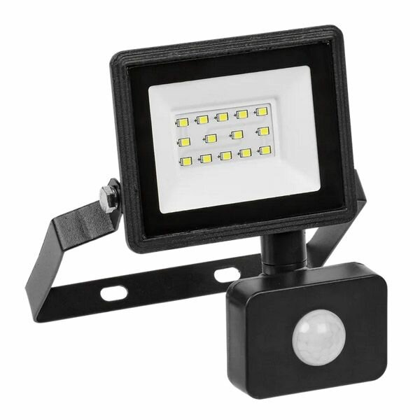 Прожектор Белый 20W СДО 06-20Д LPDO602-20-65-K02 с датчиком движения IP54 220В черный