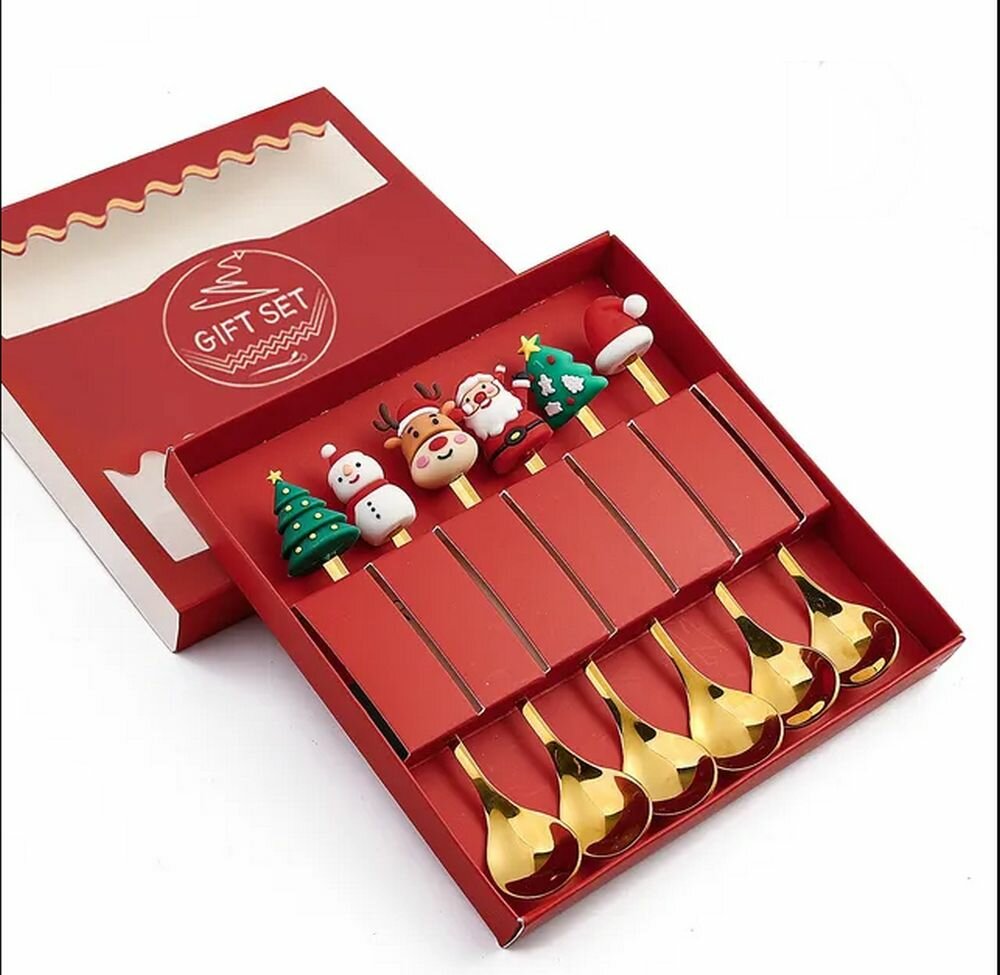 Набор десертных ложечек "С Новым Годом"