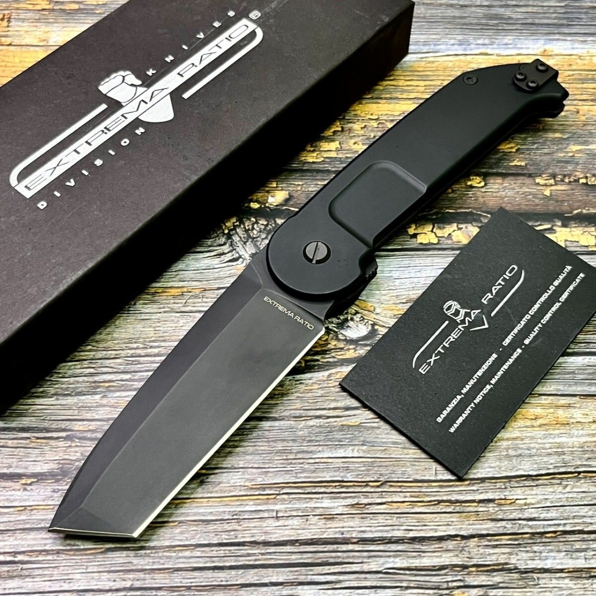 Нож складной Extrema Ratio EX0492BLK BF2 R CT, Black Blade, Black Handle