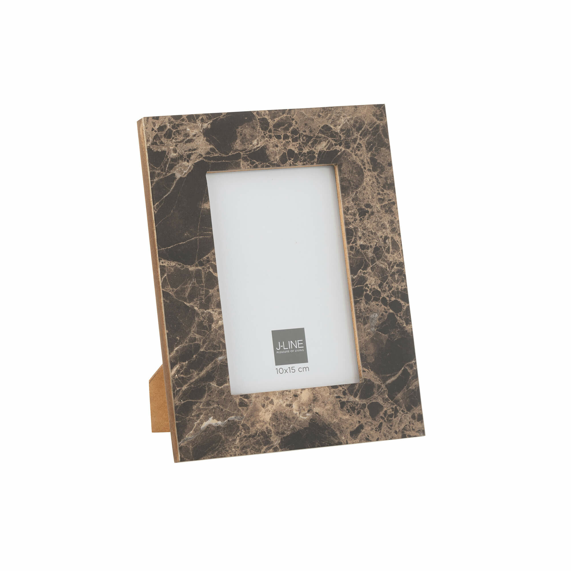 Фоторамка J-Line Бельгия 027108, 10x15 см, коричневая, для 1 фото, 26909