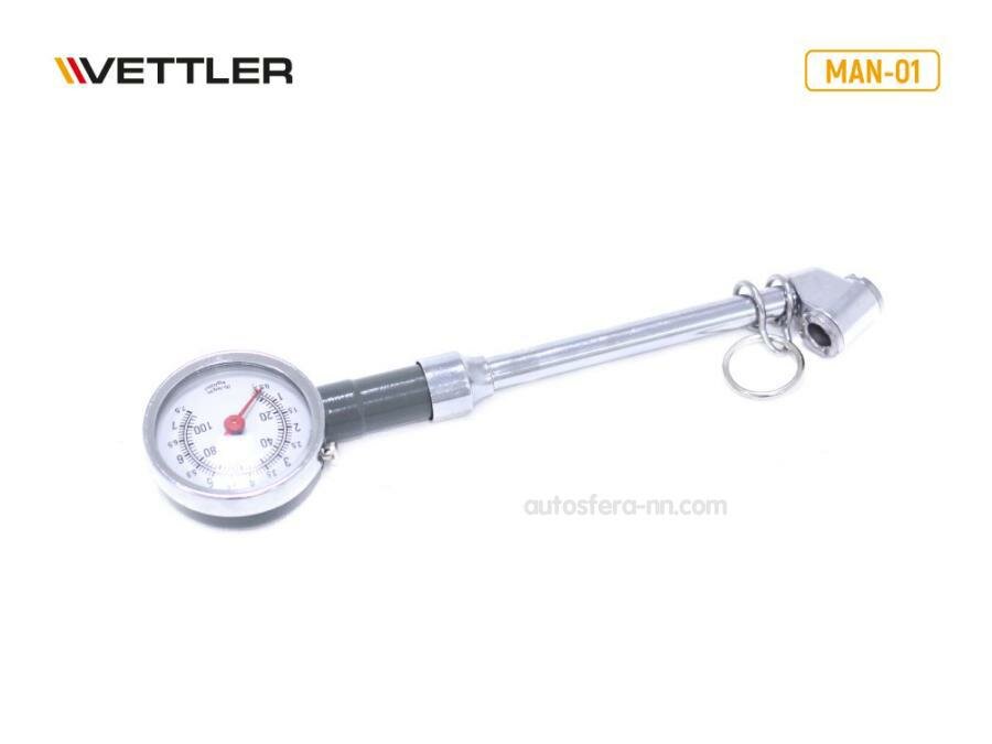 VETTLER MAN01 Манометр шин (до 7атм) стрелочный VETTLER