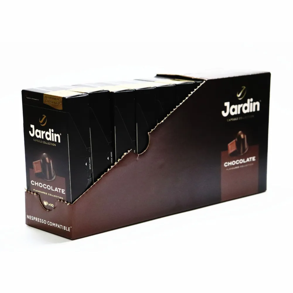 Кофе в капсулах Jardin Chocolate, 100 капсул для кофемашин Nespresso