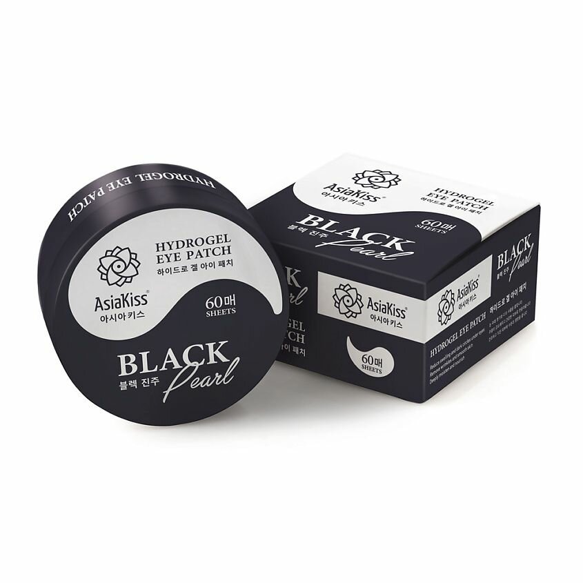 ASIAKISS Гидрогелевые патчи для глаз Black Pearl Hydrogel Eye Patch (60 шт)