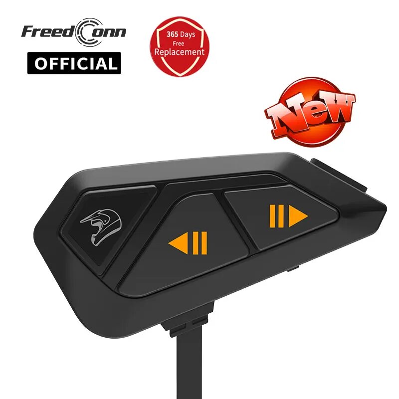 Мотогарнитура FreedConn Group, Bluetooth, 6 каналов, FM, 1200 м