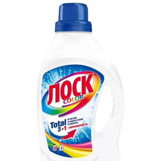 Гель для стирки Losk лоск COLOR для цветного белья, 1.3 л
