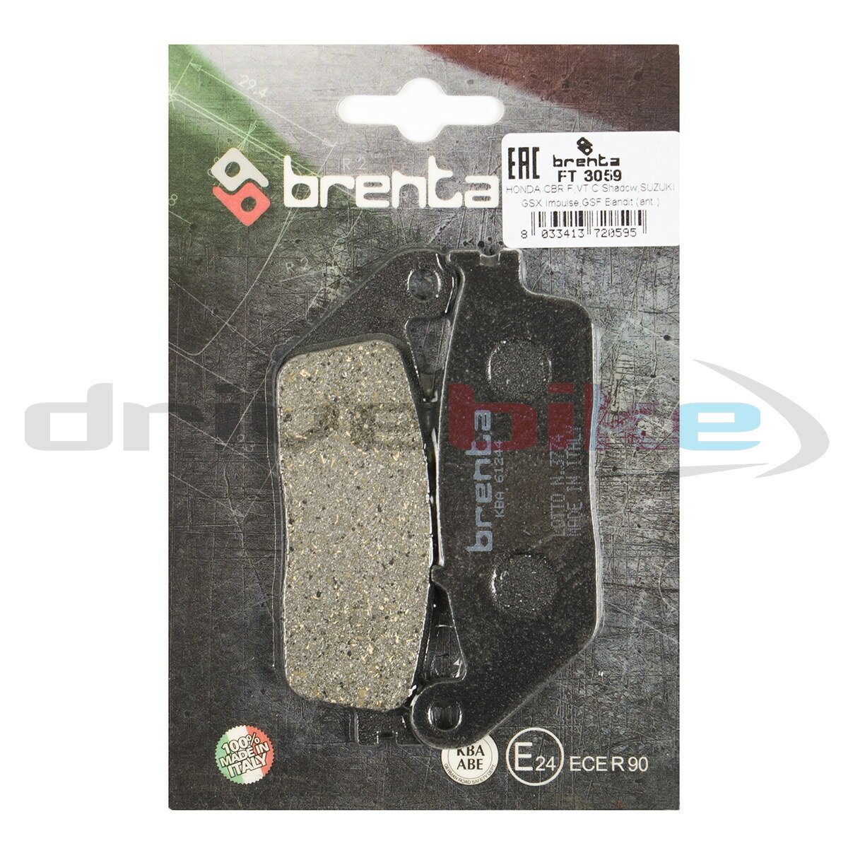 BRENTA Тормозные колодки FT 3059 Organic
