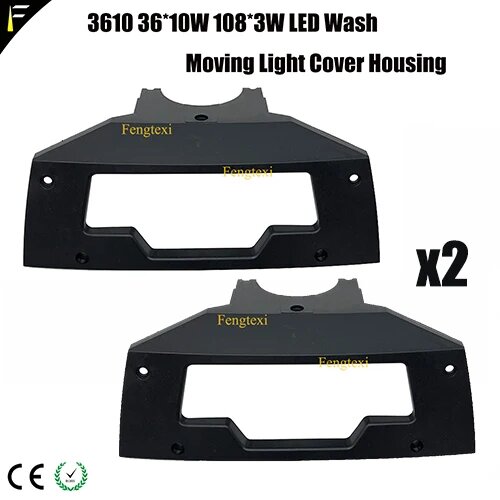 3610 36*3 Вт светодиодный промывочный подвижный головной светильник, пластиковая крышка, корпус 36x10 Вт, 108x3 Вт, часть корпуса, рамка/ручка/крышка на руку/кольцо на голову Front and Back Frame