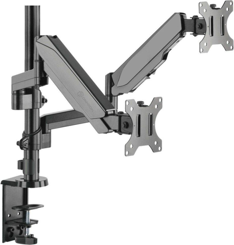 Кронштейн для мониторов Onkron G140 черный 13"-32" макс.16кг настольный поворот и наклон верт. перемещ.
