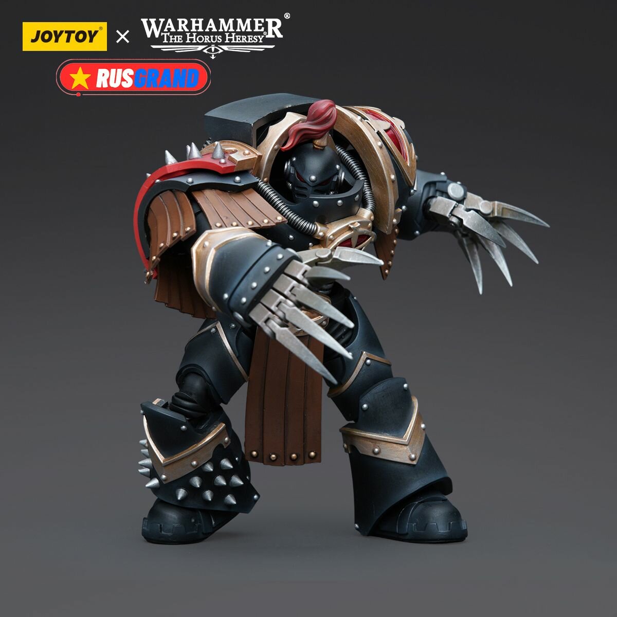 Фигурка JOYTOY Warhammer 40000 Sons of Horus Justaerin Terminator Squad Justaerin with Carsoran Power Axe(с молниеносными когтями)