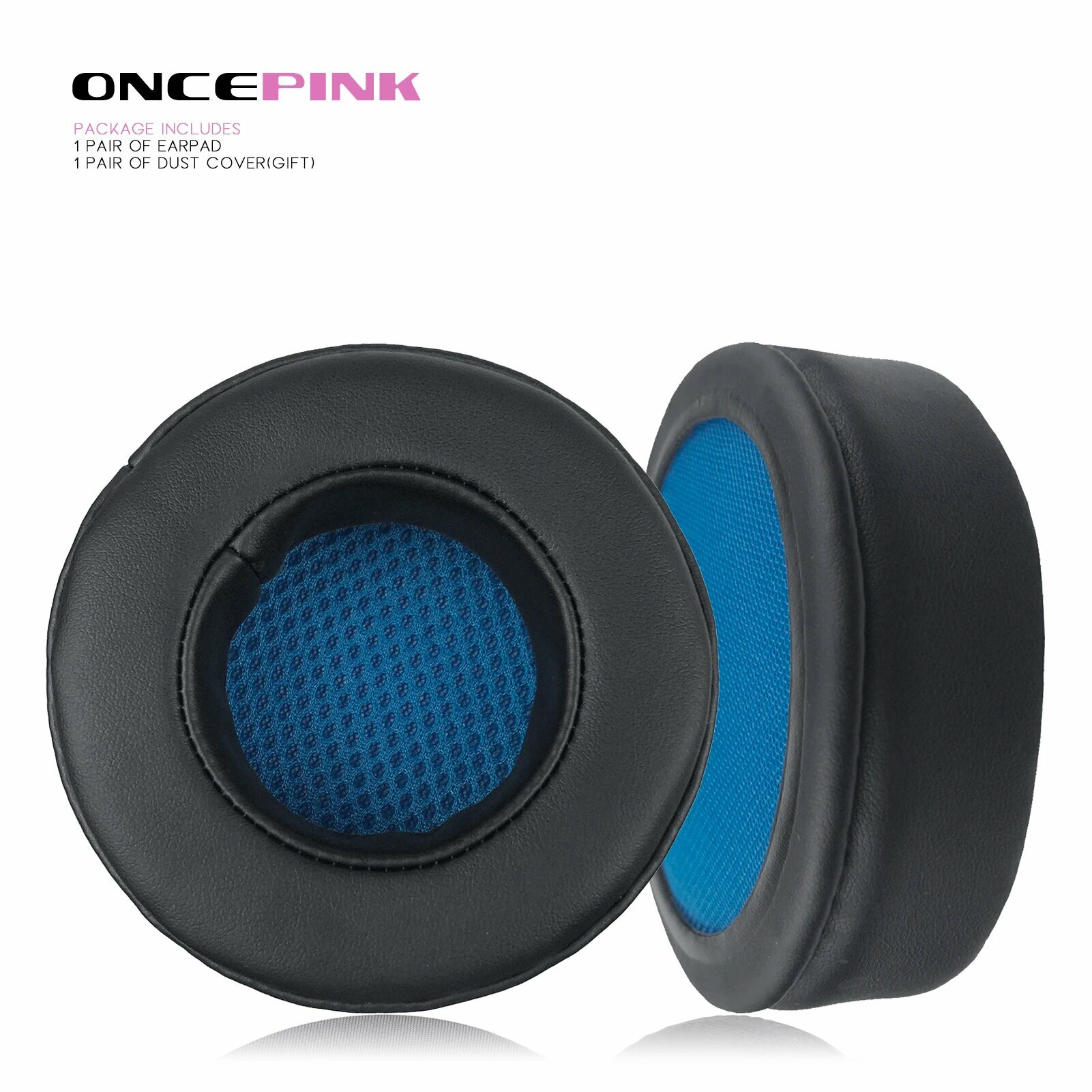 Амбушюры Oncepink для наушников JVC HA-RX700 HA-RX900 type8 thick blue