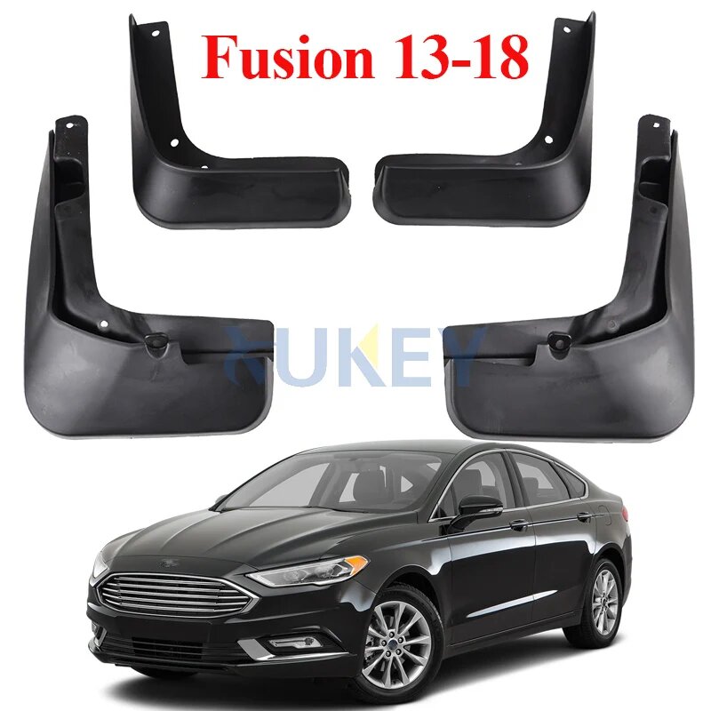 4 шт. брызговики для Ford Fusion Mondeo 2013 2014 2015 2016 2017 2018 литые брызговики брызговики переднее и заднее крыло