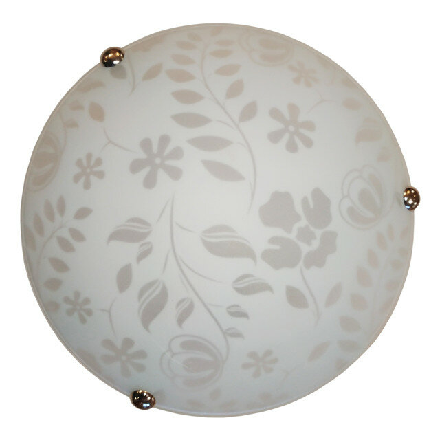 Светильник настенно-потолочный Jupiter Lighting Ирис 1х60Вт Е27 металл стекло