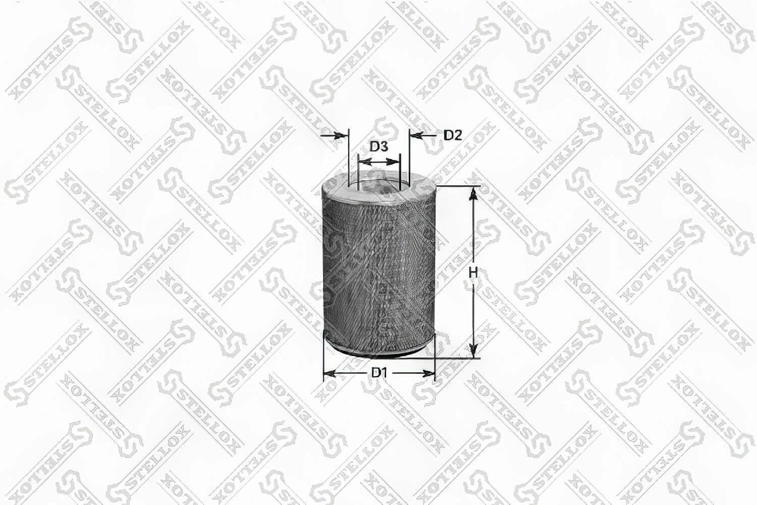 Фильтр воздушный для Рено Тракс G, Магнум, Мэйджор, Менеджер, Макстер 81-21012-SX STELLOX