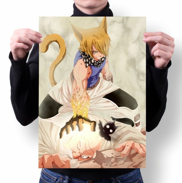 Плакат Хвост Феи, Fairy Tail №11, А2