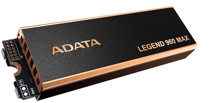 Твердотельный диск 4TB A-DATA LEGEND 960 MAX, M.2 2280, PCI-E 4x4, R/W -7400/6800 MB/s 3D-NAND TLC