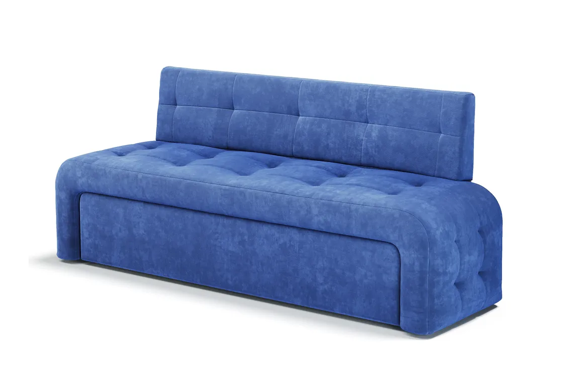 Кухонный диван Прага 180 см. Синий