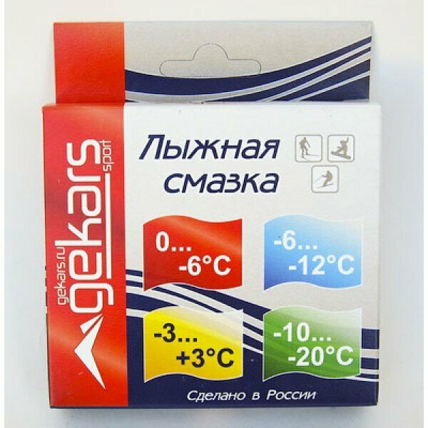 Gecars Парафин комплект Gecars в коробке 4 температуры