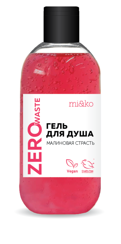 МиКо гель для душа "Малиновая страсть" Zero Waste 300 мл