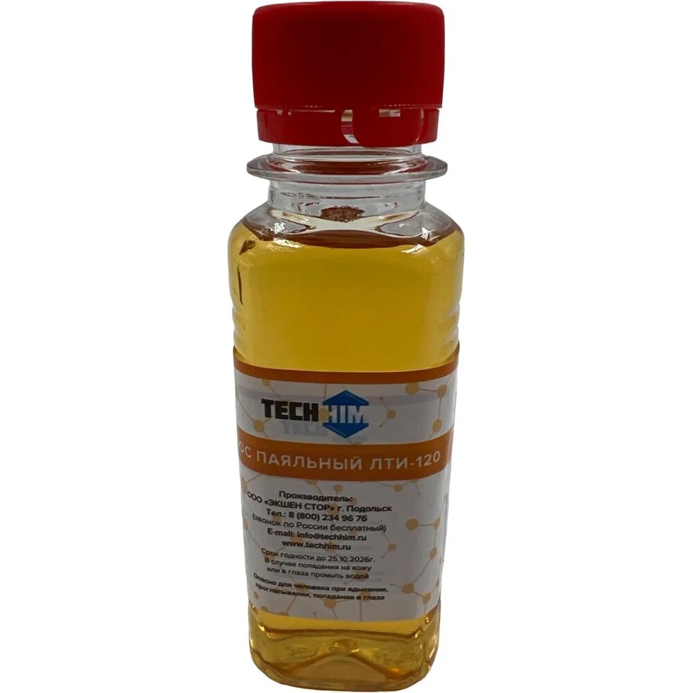 Флакон ЛТИ-120 100 мл TECHHIM TH-LTI-120-100, металл, с различными металлами