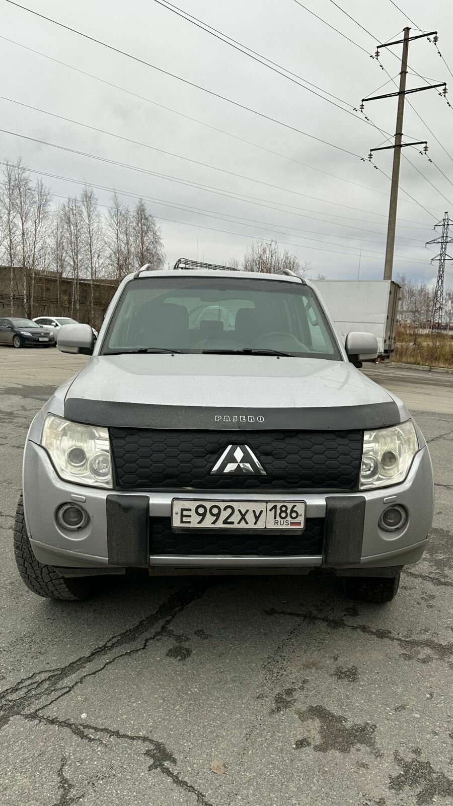 Утеплитель радиатора и бампера для Mitsubishi Pajero Митсубиси Паджеро (2006-2011)
