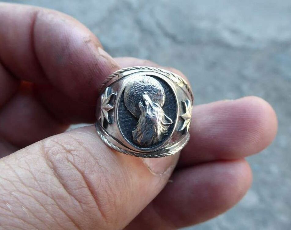 Печатка, серебро, 925 проба