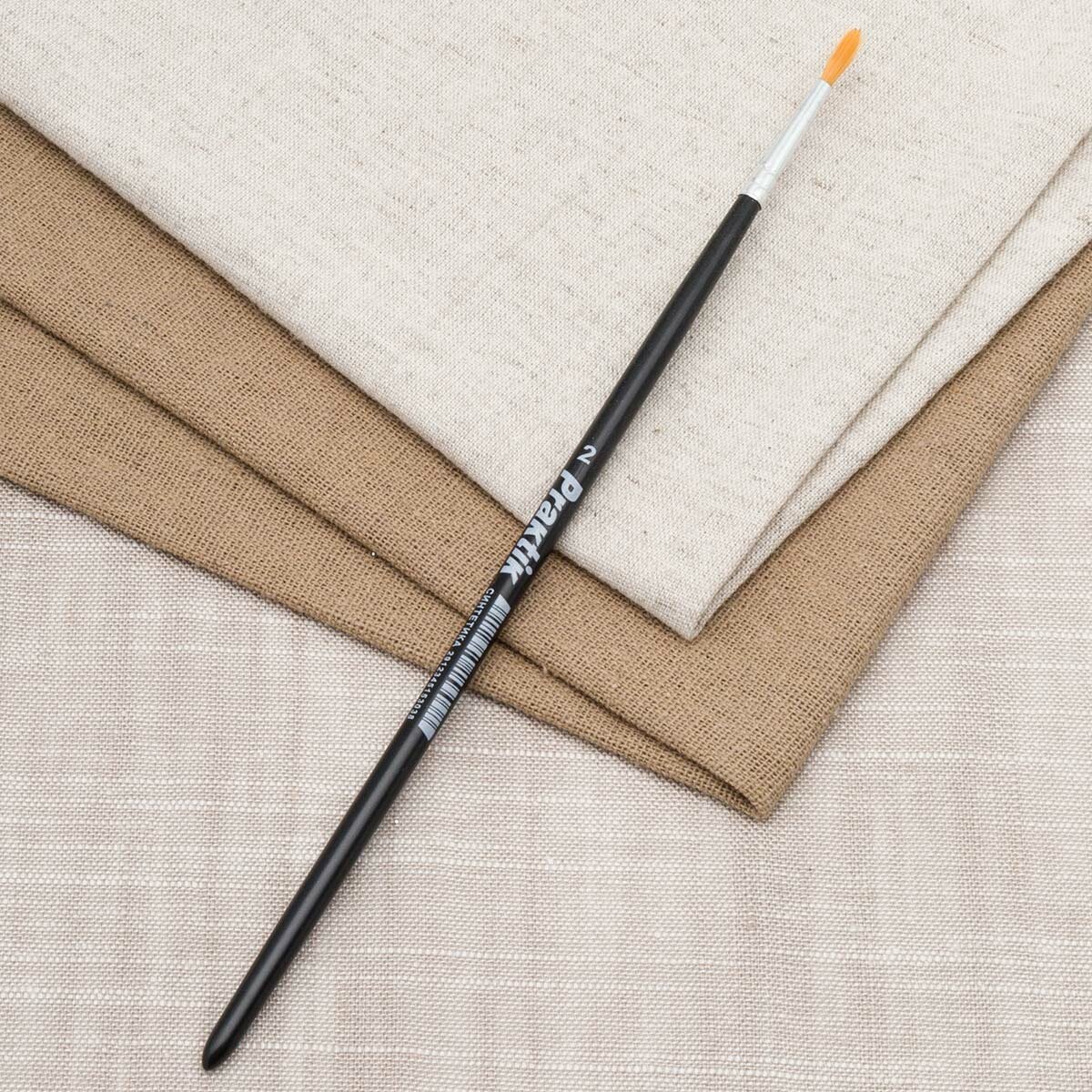 Кисточка для рисования круглая № 2, синтетика, Артком 'Praktik'