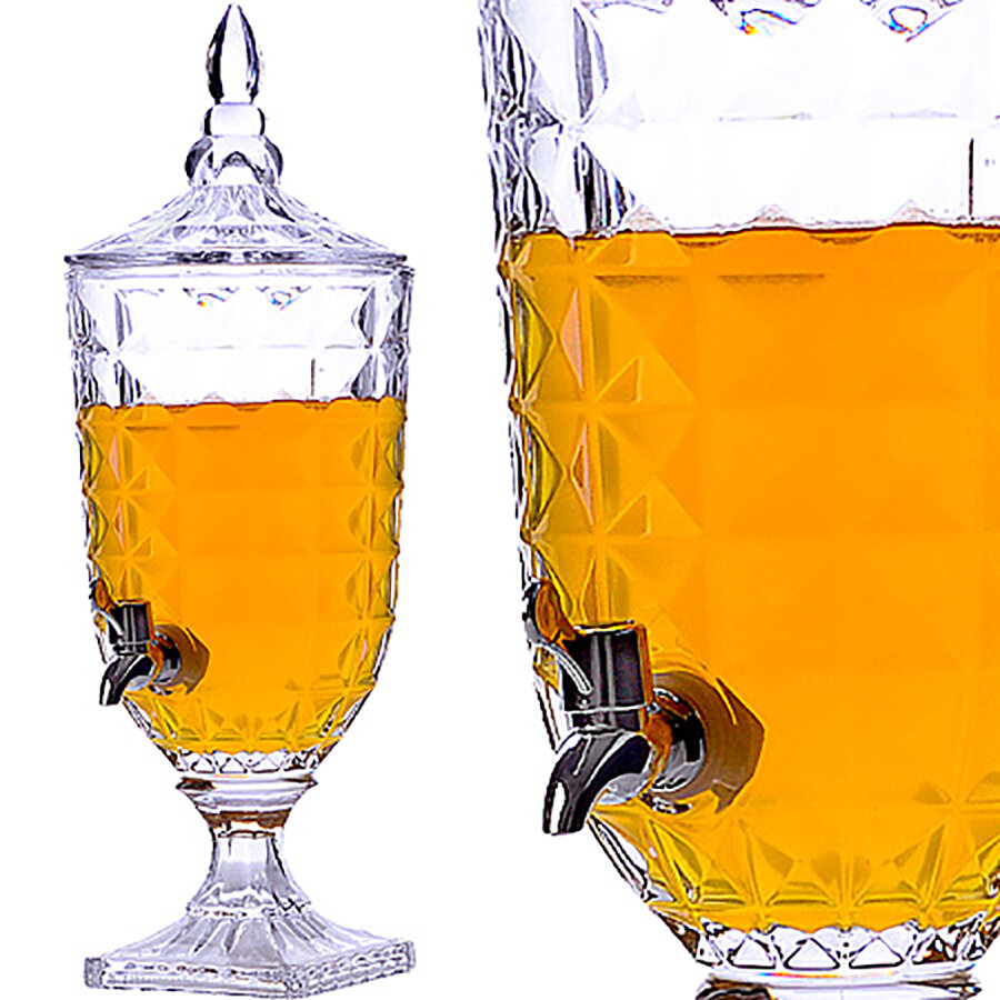 Лимонадница с краником Loraine, стекло, 4,8 л