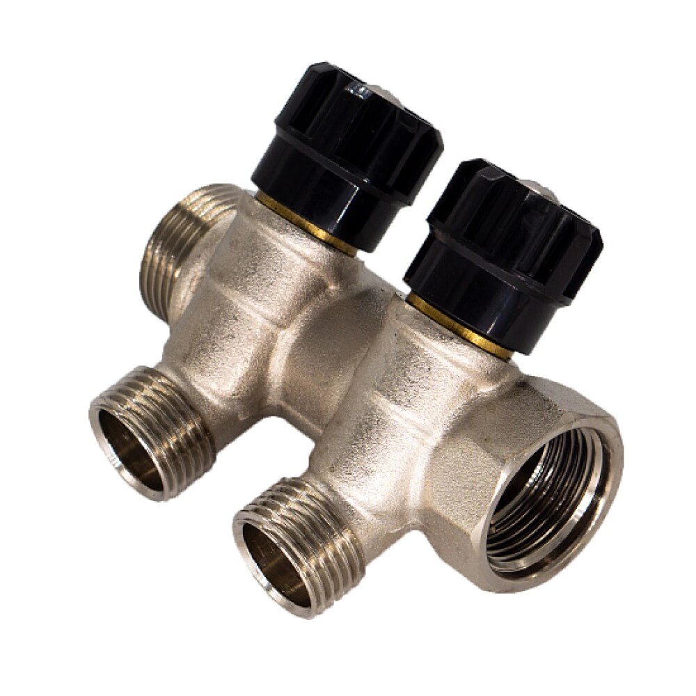 Коллектор СТМ вентиль 3/4х1/2 - 2 выхода РН