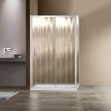 Душевой уголок Vincea Garda VSR-1G1011CH, 1100x1000, хром, стекло шиншилла