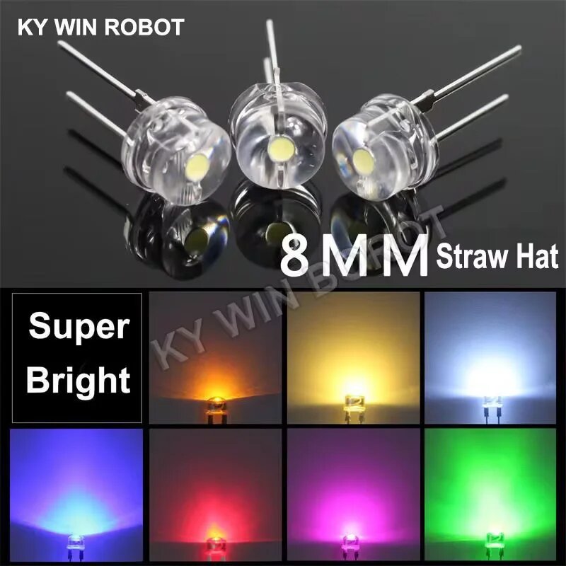 Светодиоды KY WIN ROBOT 50 шт. Warm