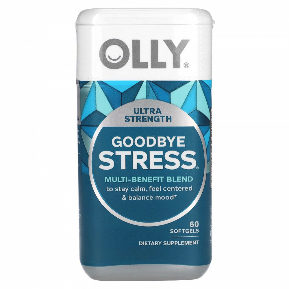 OLLY, Goodbye Stress®, 60 капсул