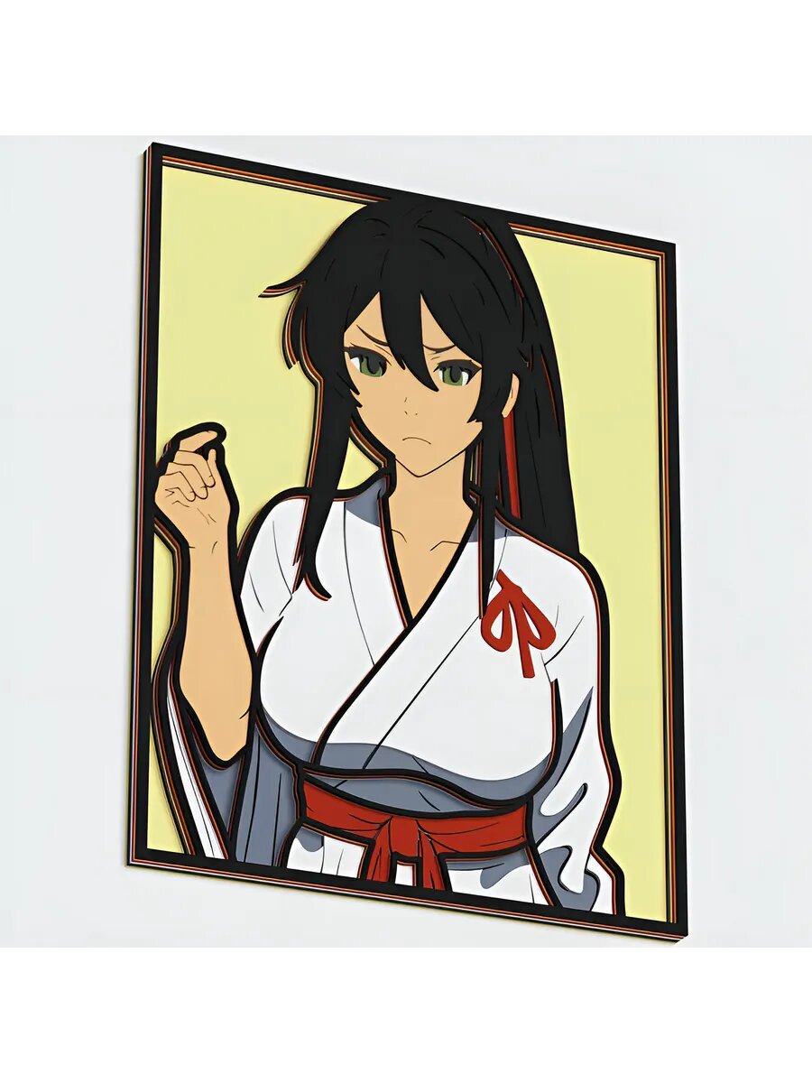 3D Картина по номерам из дерева Ямада Асаэмон Сагири