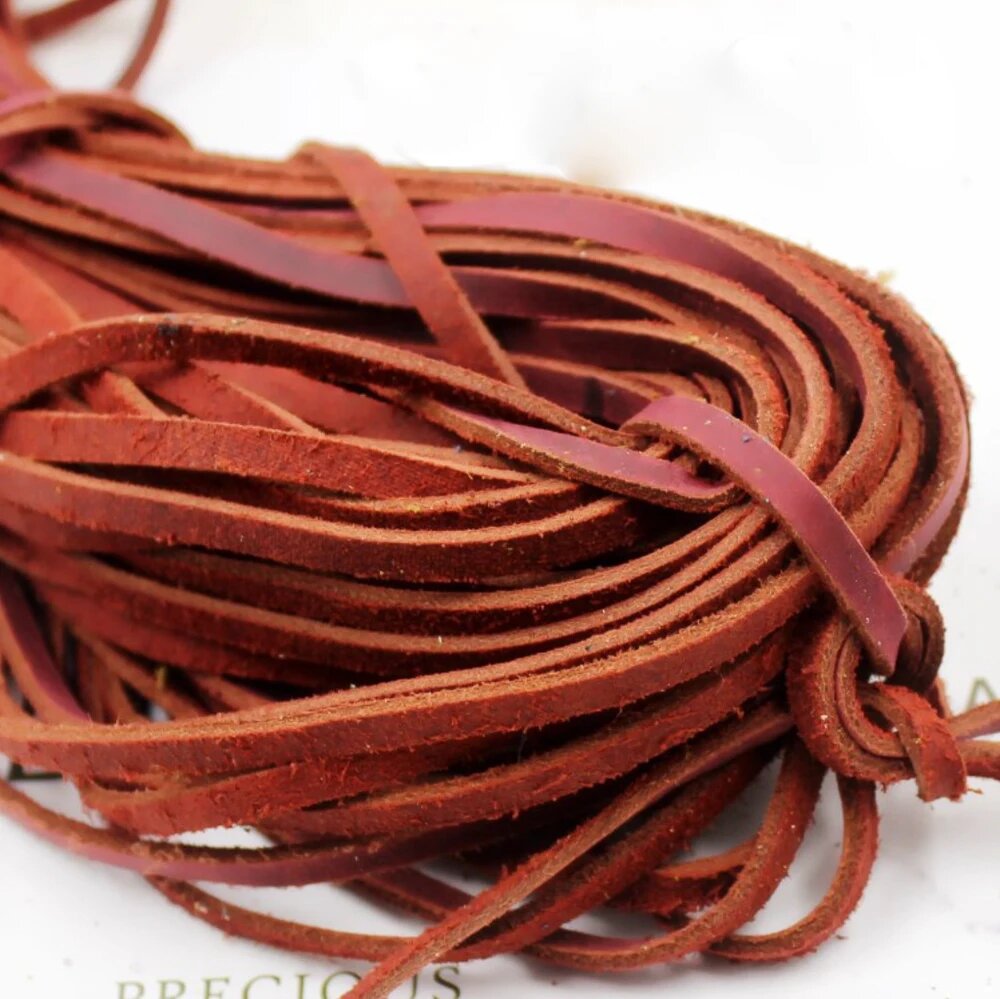 Кожаный ювелирный шнур REGELIN 3/4/5 мм 5mm, wine red