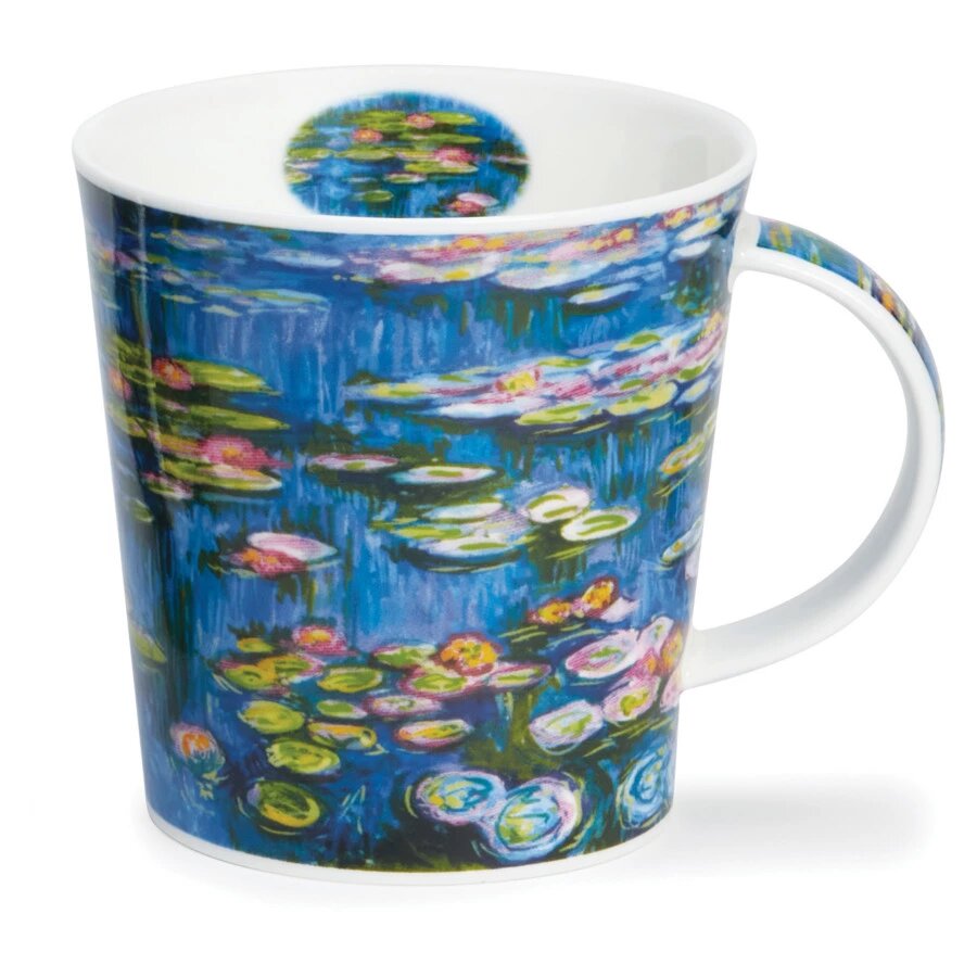 Кружка Dunoon Водяные лилии Кернгорм 480 мл, фарфор костяной