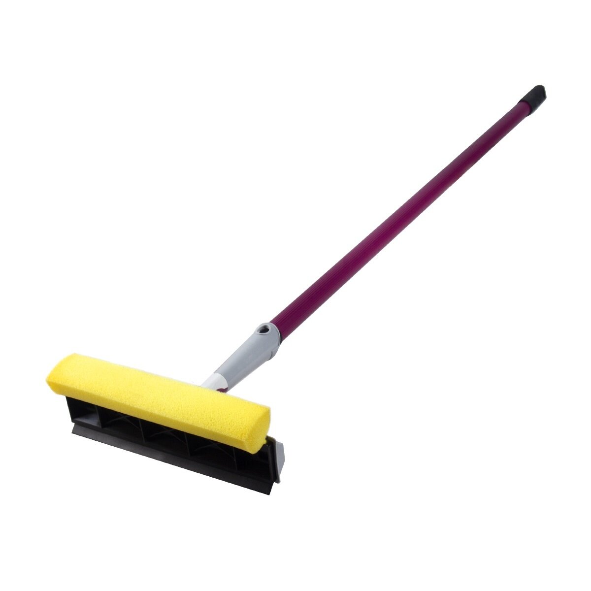 Щетка для мытья окон Spin&Clean Step, с водосгоном, телескопическая ручка 150 см, небесный