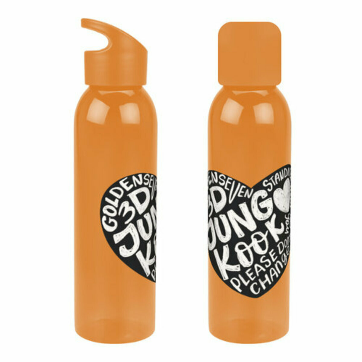 Бутылка для воды «BTS k-pop» (оранжевый)