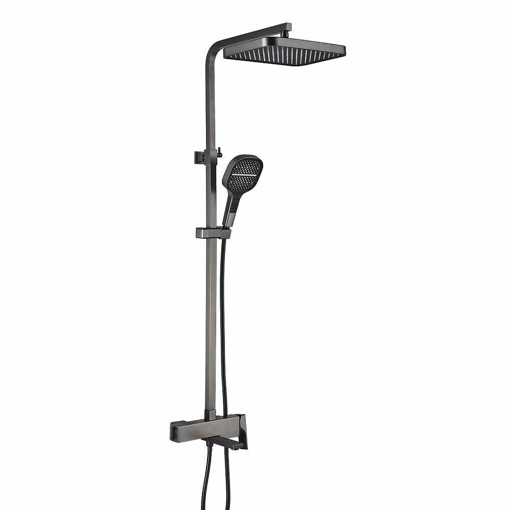 Душевая система Rose R1FZ05MW6TWP, оружейная сталь