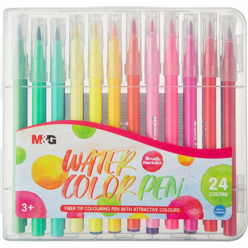 M&G Набор фомастеров, смываемые, 24 цвета