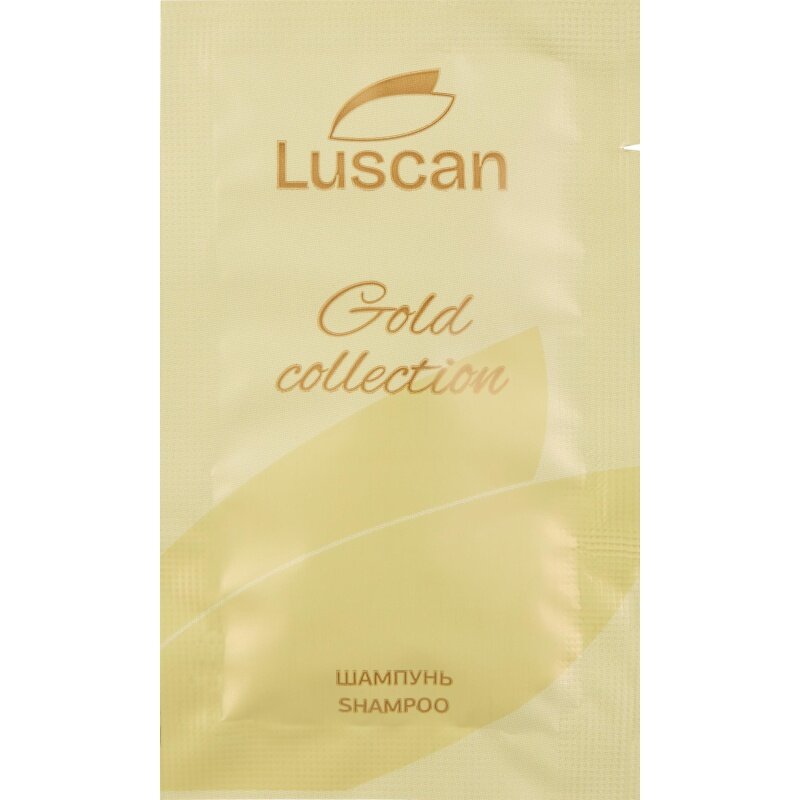 Шампунь Luscan "Gold Collection", саше, 10 мл, 500 шт