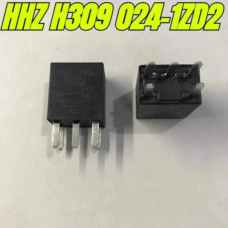 (Совершенно новый оригинал) 1 шт./лот 100% оригинальное реле: HHZ H309 024-1ZD2 HHZ 024-1ZD2 5 контактов автомобильное реле