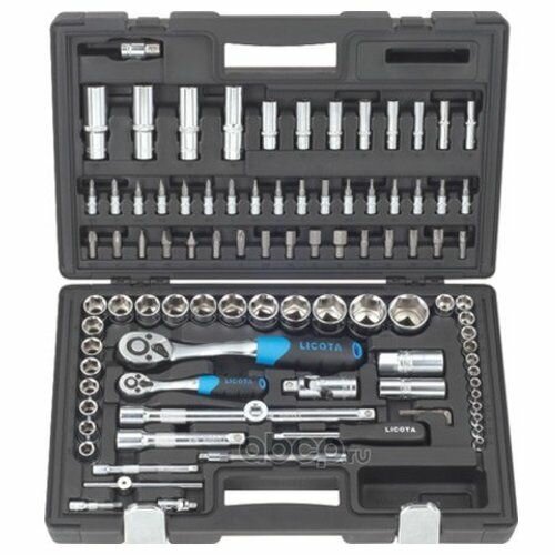 Набор инструмента 1/2 и 1/4 94 предмета LICOTA alk8010f