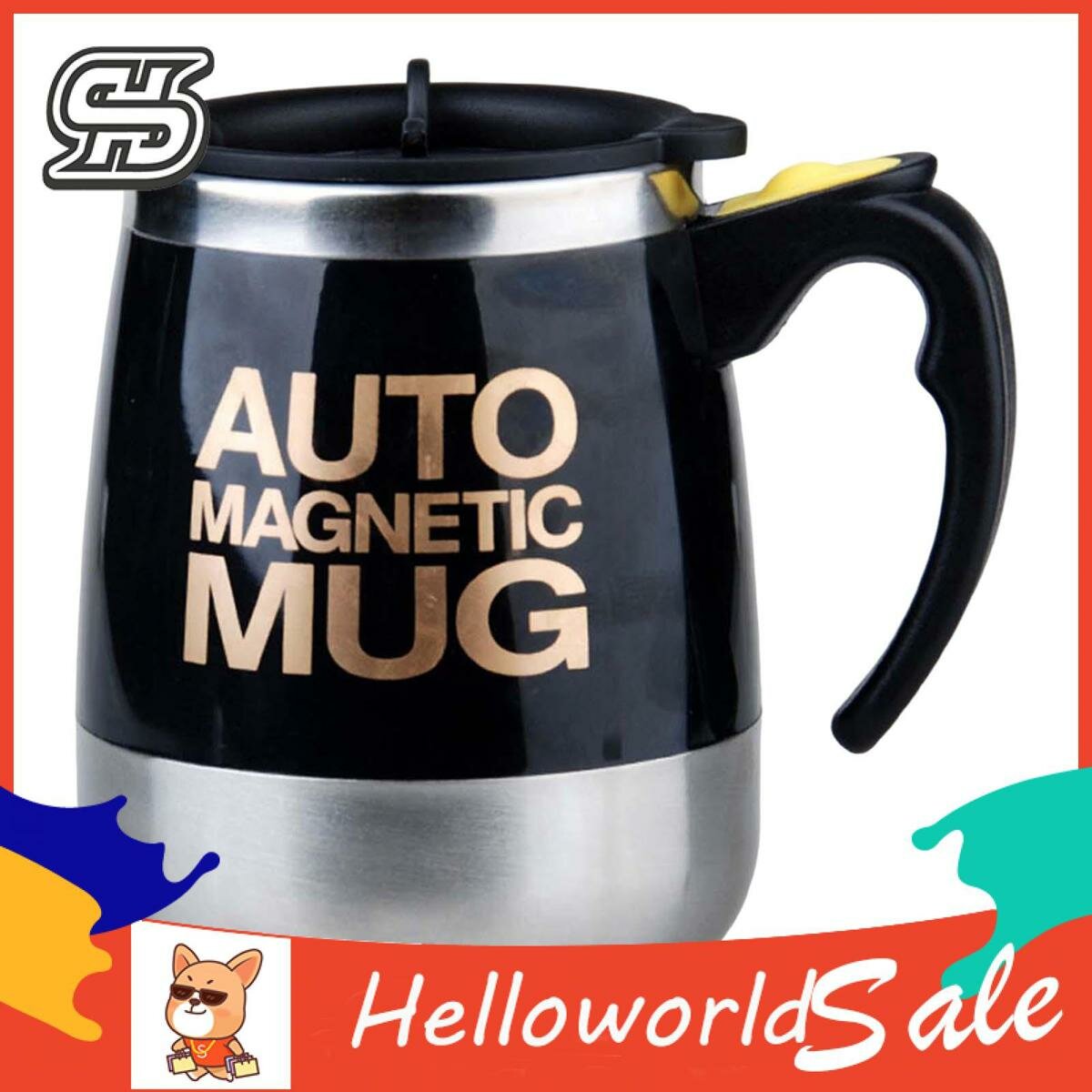 HelloWorld Самосмешивающаяся кружка для кофе Пищевая электрическая самосмешивающаяся магнитная кружка для воды