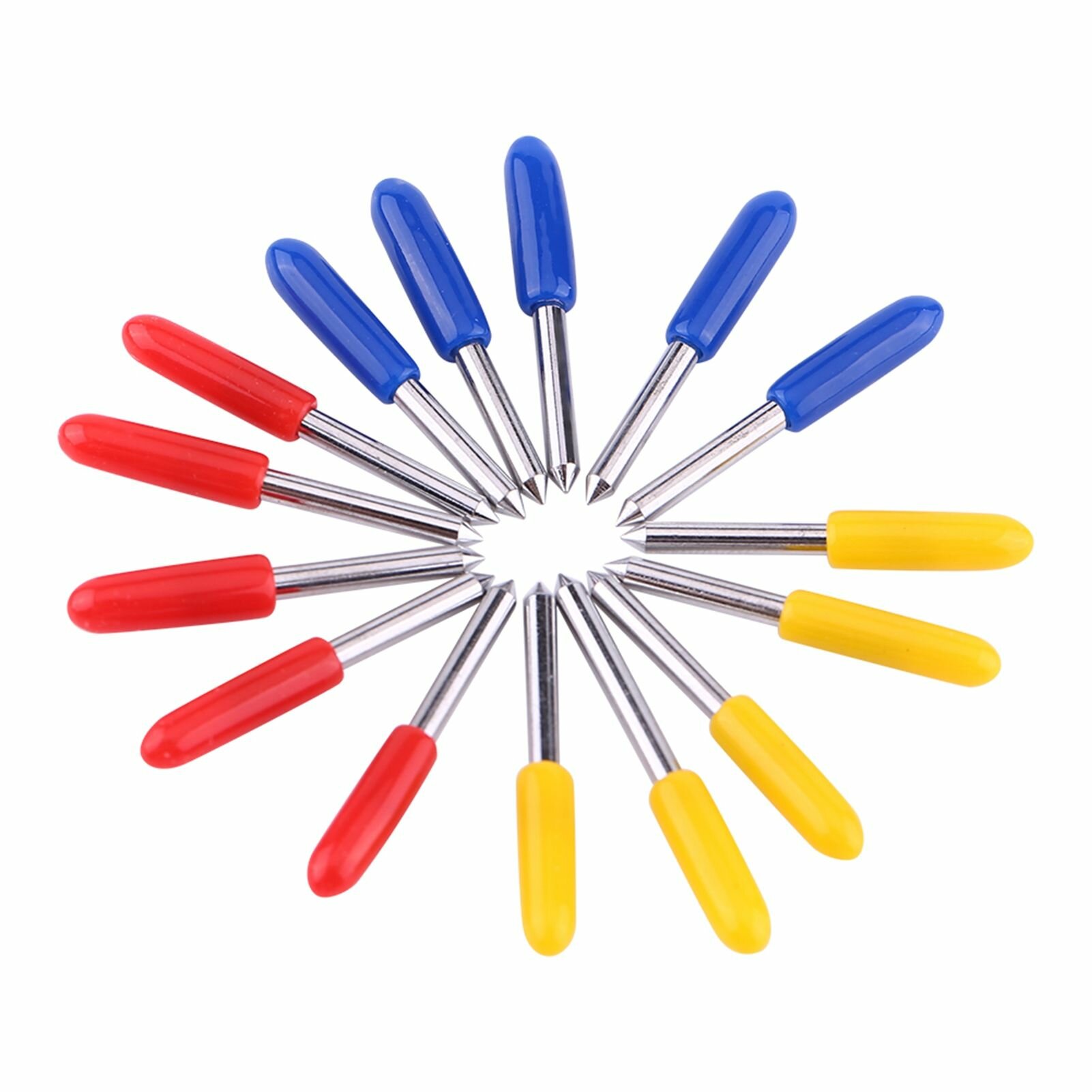 15 шт. лезвия для резки винила, твердость высокая, 1.9 мм диаметр шпинделя