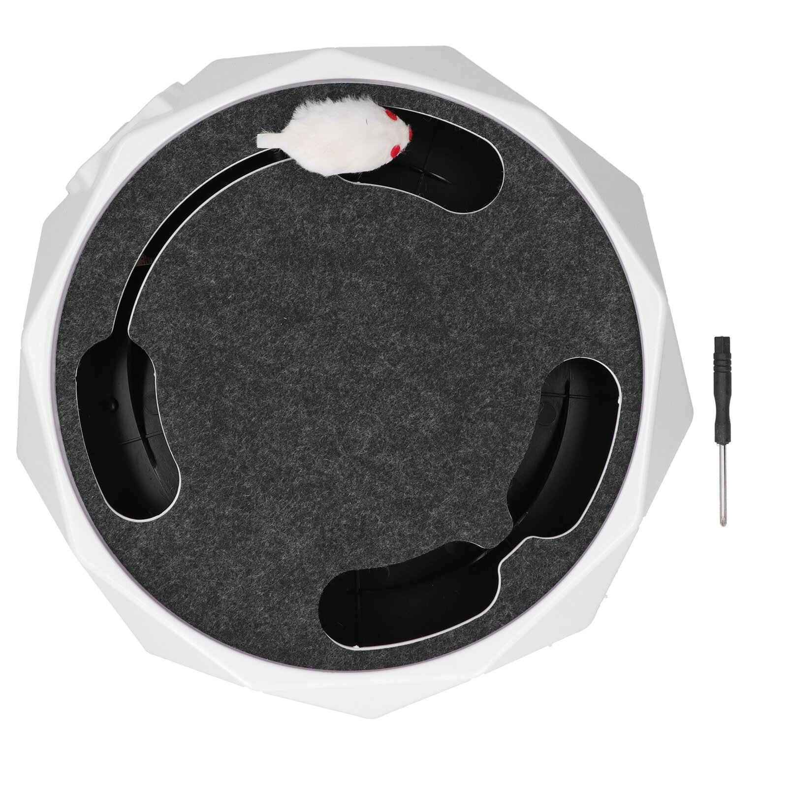 Интерактивная игрушка для кошек Электрическая ловушка для мышей с вращающейся удочкой