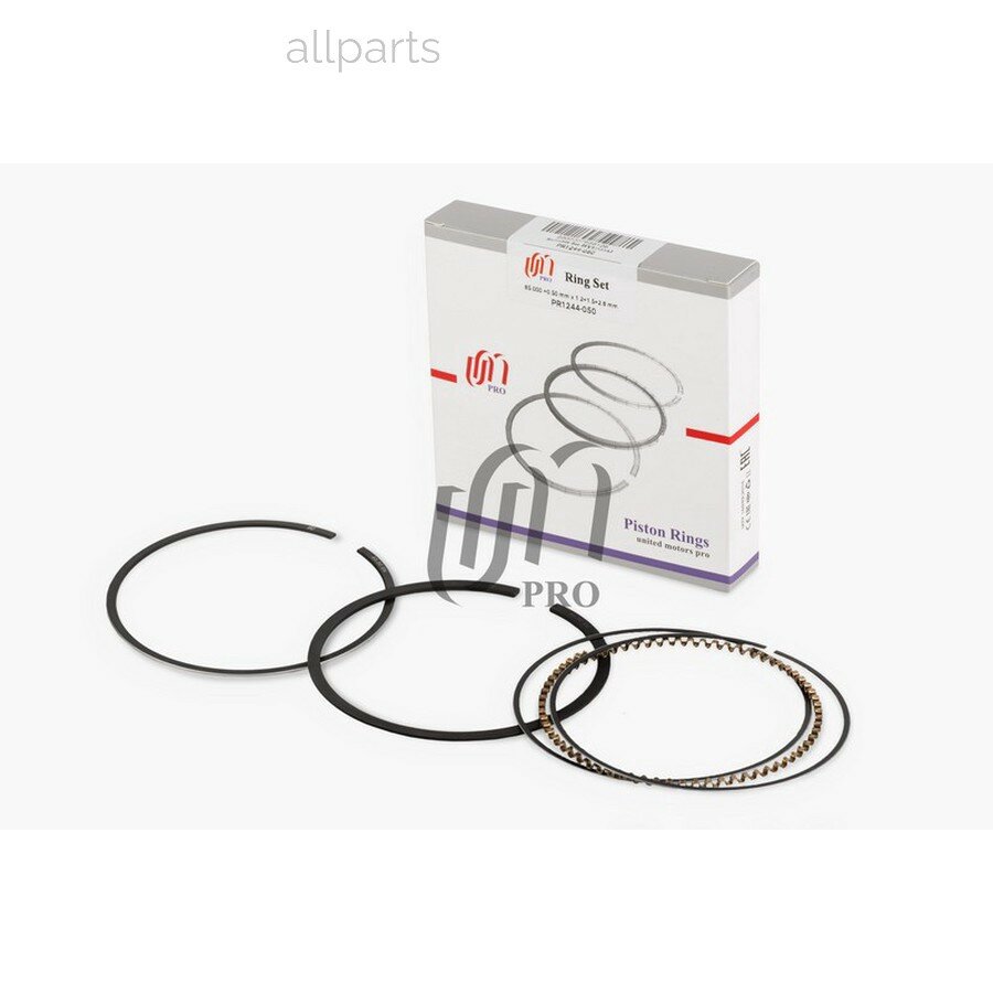 UMPRO PR1244050 Кольца поршневые 0.50 Hyundai G4CP, G4JP d85.0+0.50 1.2-1.5-2.8 на 1 цил.