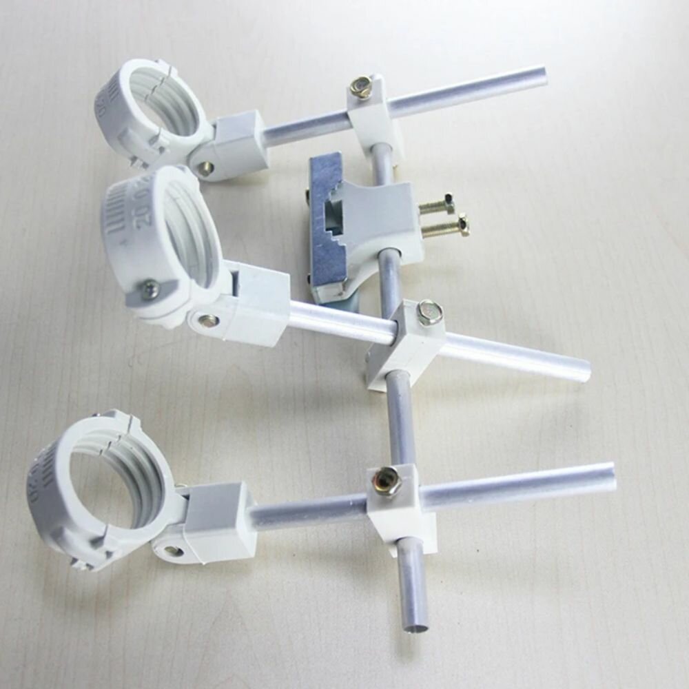 Кронштейн-держатель LNB KU-диапазона может вместить до четырех спутниковых LNB для Ku-антенны и одну тарелку для спутникового ТВ-ресивера